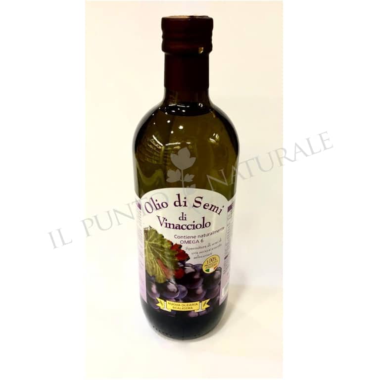 Olio di semi di vinacciolo 1 lt. - Il Punto Naturale
